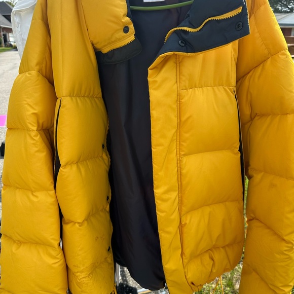 Columbia | Jackets & Coats | Columbia Mens Bright Yellow Puffer Jacket ...